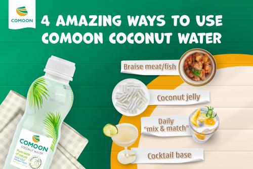 4 AMAZING WAYS TO USE COMOON COCONUT WATER